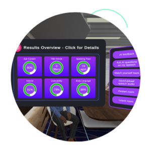 VirtualSpeech – Soft Skills Training in VR with AI Feedback